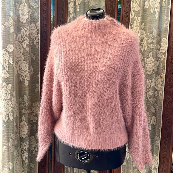 Express | Sweaters | Fluffy Pink Sweater | Poshmark